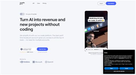 Scadepro No Code Ai Platform For Seamless Integration And Scalability Seektoolai Directory