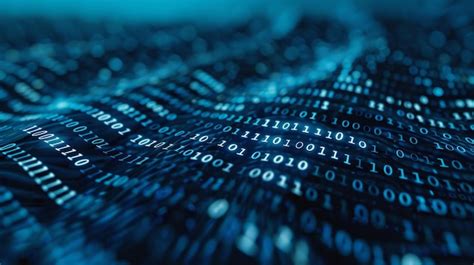 Premium Photo Digital Pattern With Binary Code Elements Generative Ai