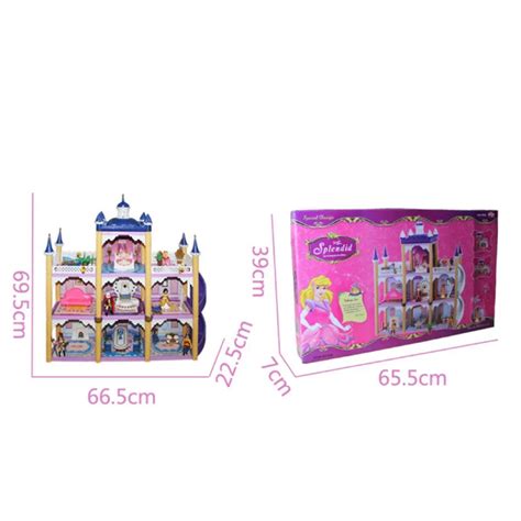 Аксессуары для кукол большой кукольный домик замок сделай сам Casa Bambole роскошная вилла