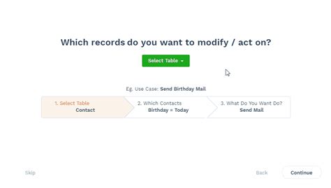 Automation Birthday Mail Select Record And Condition