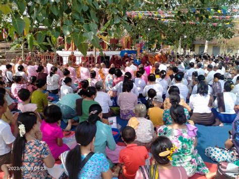 ဗန်းမော်မြို့ သမိုင်းဝင် ရွှေကျီးနားမဟာစေတီတော်မြတ်ဝင်းအတွင်း၌ ကဆုန်လပြည့် ဗုဒ္ဓနေ့ ကျင်းပပြုလုပ