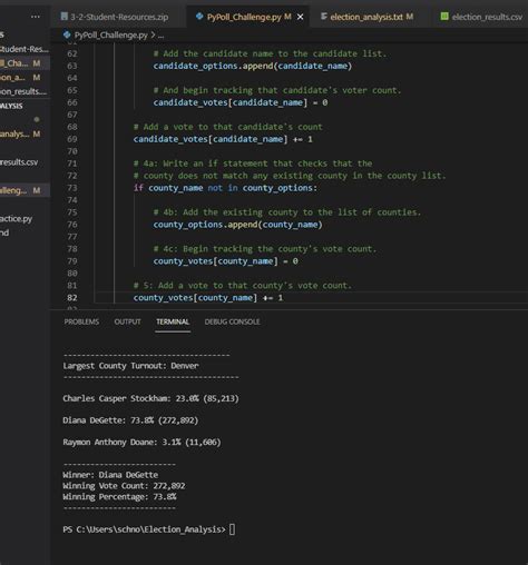 Github Som Election Analysis Module
