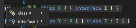 Inheritance Margin Crashing When Multiple Symbols Are On The Same Line