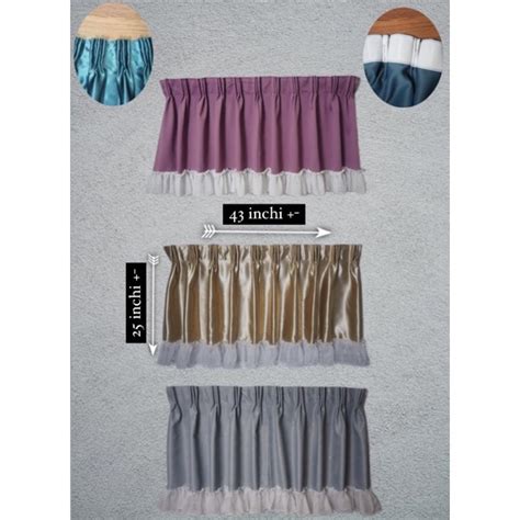 🔥1 Panel🔥 Limited Stock Kepala Langsir Langsir Dapur Langsir Pintu Langsir Tingkap