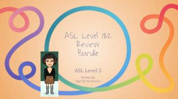 ASL Level 3 Level 1 2 Review Bundle By Sign Up For Success TPT