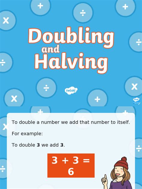 How To Double And Half Numbers Pdf