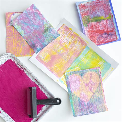 Minni Tween Workshop Valentine Gelatin Printmaking 013125