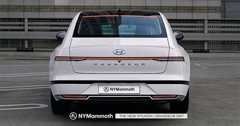 방향지시등 위로 올라갈까 현대차 신형 그랜저 페이스리프트 Gn7 상상도로 미리보기