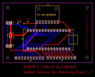 AmBolt Arduino Self Balancing Robot V1 OSHWLab