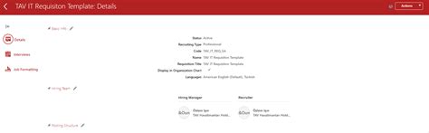 requisition templates not accessible when creating a job reqisition