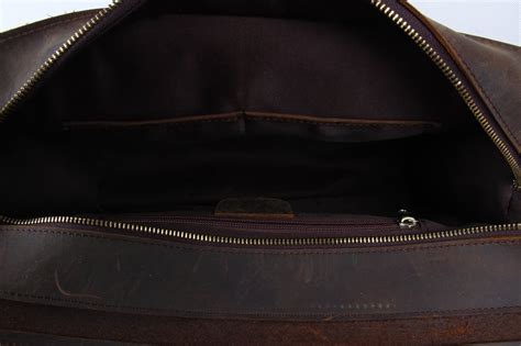 14 Vintage Genuine Leather Briefcase Messenger Bag Laptop Bag 7200 Moshileatherbag