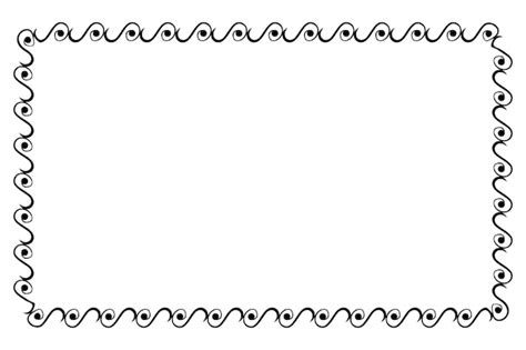 Premium Vector Seamless Vector Rectangle Hand Draw Sketch Floral Border