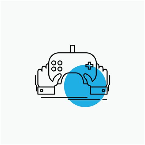 Game Gaming Mobile Entertainment App Line Icon 13046666 Vector Art