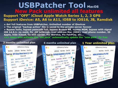 USBPatcher Tool Bypass passcode hello RamDisk iOS Linh Kiện Phụ Kiện Main Xác iPhone