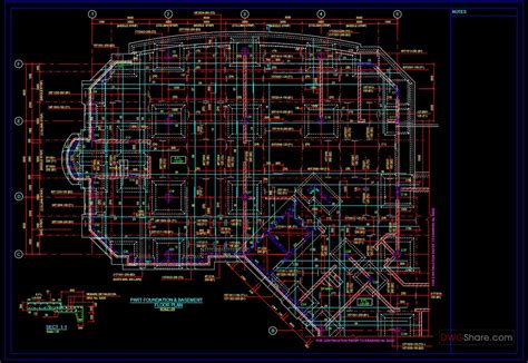 82detail Of Raft Foundation Free Dwg