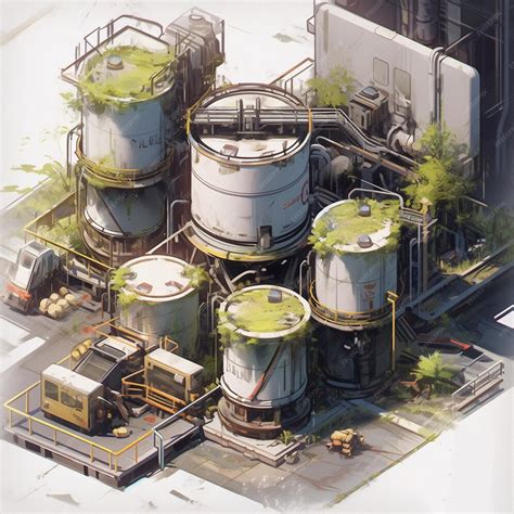 Premium Photo Isometric Rust Factory