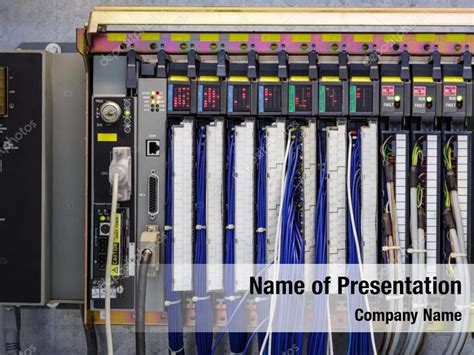 Controller Programmable Logic Plc Industry Powerpoint Template Controller Programmable Logic