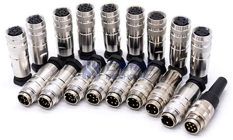 M Female Straight PCB Front Fastened Connector Renhotec Pro