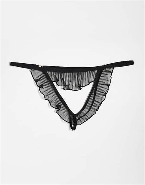 Bluebella Matisse Ouvert Brief In Black Asos