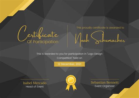 Certificate Logo Design