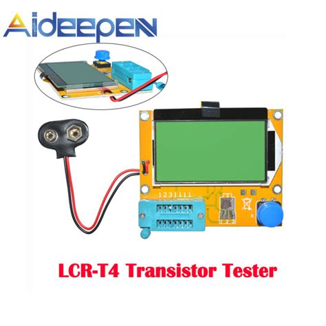 Original Aideepen M328 LCR T4 Transistor Tester MTY328P Chip Diode Triode ESR Meter Capacitance