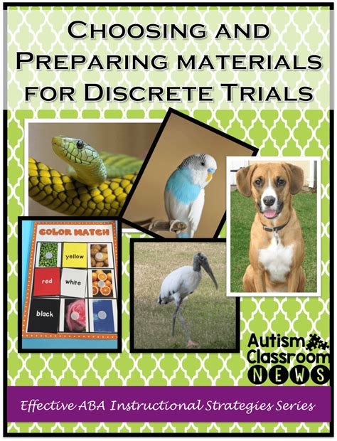 6 Considerations In Choosing And Preparing Materials For Discrete Trials Autism Classroom