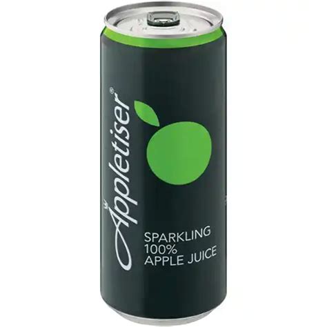 Appletiser 100 Sparkling Apple Juice Can 330ml