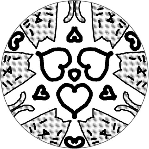 Live Canvas Sketchpan 고양이와 하트