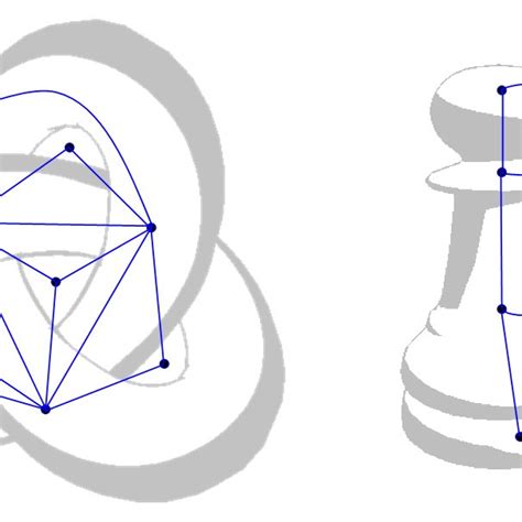 Two Images Are Shown With The Graphs That Represent Them Superimposed Download Scientific