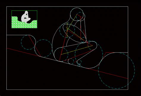 Man Sitting 2D DWG Block For AutoCAD Designs CAD