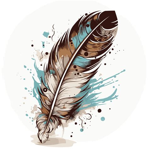 Eagle Feather Outline