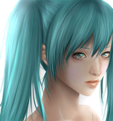 Realistic Miku Hatsune Vocaloid Miku Hatsune Vocaloid Realistic Art