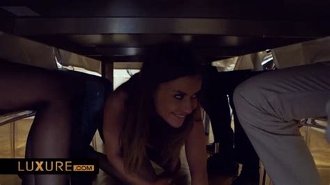 Under The Table Blowjob Blowjob Porn Feat Lucy Heart Xhamster