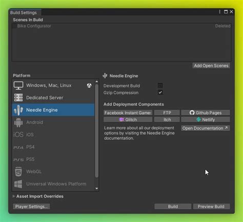 Deployment And Optimization Needle Engine Documentation