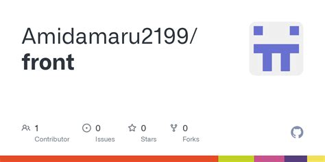 Github Amidamaru2199front
