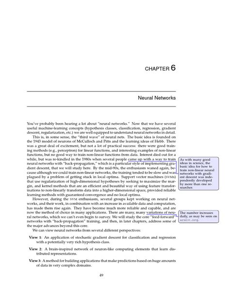 Chapter Neural Networks Pdf Artificial Neural Network Support Vector Machine