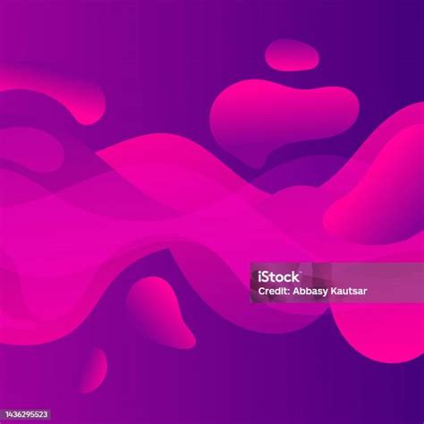 기하학적 모양의 추상 액체 흔들림 기하학적 그라데이션 배경 모던하고 트렌디한 배경 벡터 디자인 0명에 대한 스톡 벡터 아트 및 기타 이미지 Istock