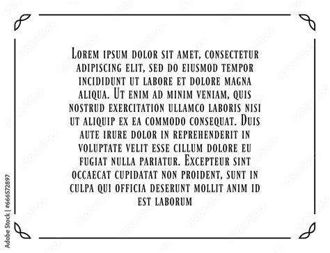 Advertisement Message Text Box Ad Unit Frame Border Label Background In Retro Style For Laser