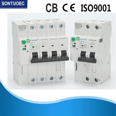 Smart Intelligent Circuit Breaker Rs485 Tuya Wifi 4g Sim Card Smart Circuit Breaker Wifi Mcb