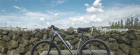 돌담길에 세워진 자전거가 있는 풍경 유토이미지 상세페이지 베이직샵 사진 21560623