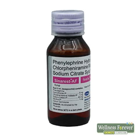Sinarest Af Syp 60ml Upto 10 00 Off Wellness Forever