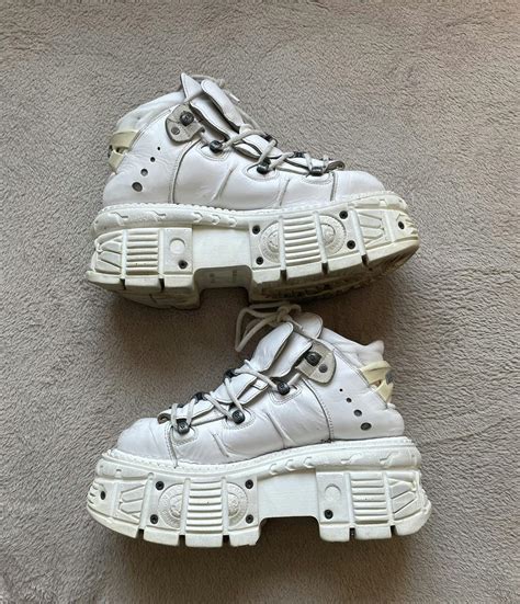 Japanese Brand × New Rock New Rock Tank Boots M106 Grailed