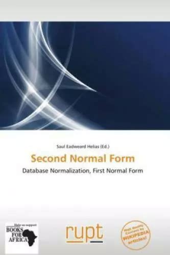 Second Normal Form Database Normalization First Normal Form 1798 Eur