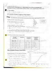AP STATISTICS CHAPTER DESCRIBING LOCATION IN A DISTRIBUTION Pdf Course Hero