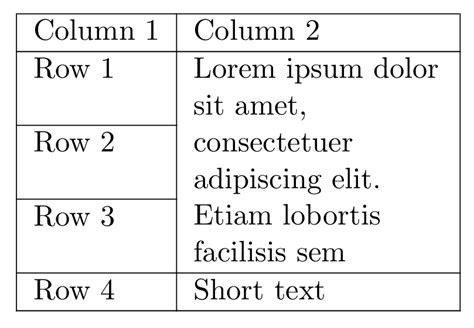 Tabularray Aligning Cells To The Top When Using Setcell For Multiple Rows Tex Latex Stack