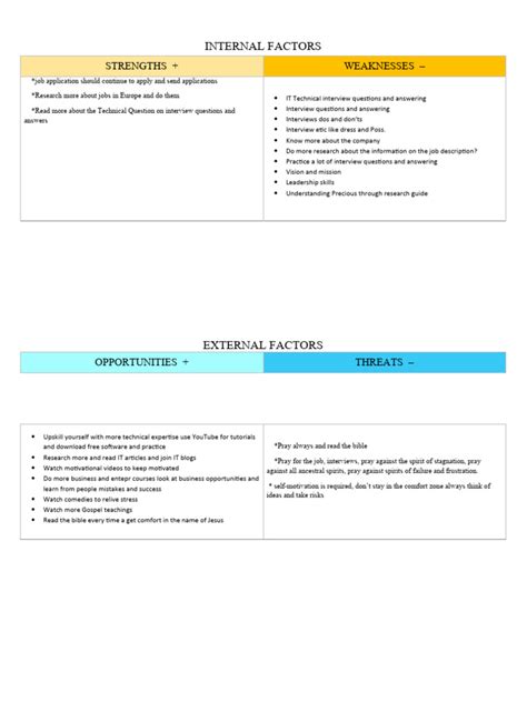 Ic Simple Swot Matrix Template 11542 Word Pdf Ic Simple Swot Matrix Template 11542 Word Pdf