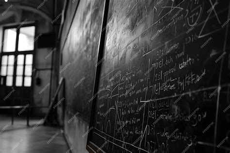 Premium Photo Multiple Mathematical Formulas On Blackboard