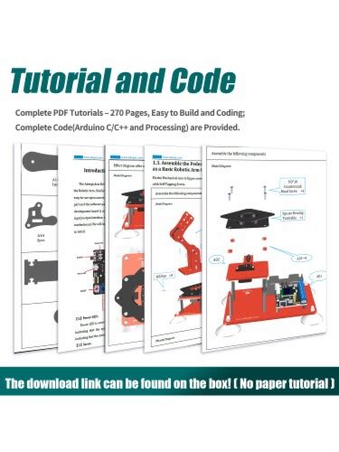 Adeept 5 Dof Stem Science And Engineering Educational 5 Axis Robotic Arm Kit 1 Kroger