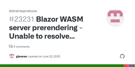 Blazor Wasm Server Prerendering Unable To Resolve Client · Issue