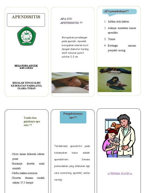 Leaflet Apendisitis Pdf